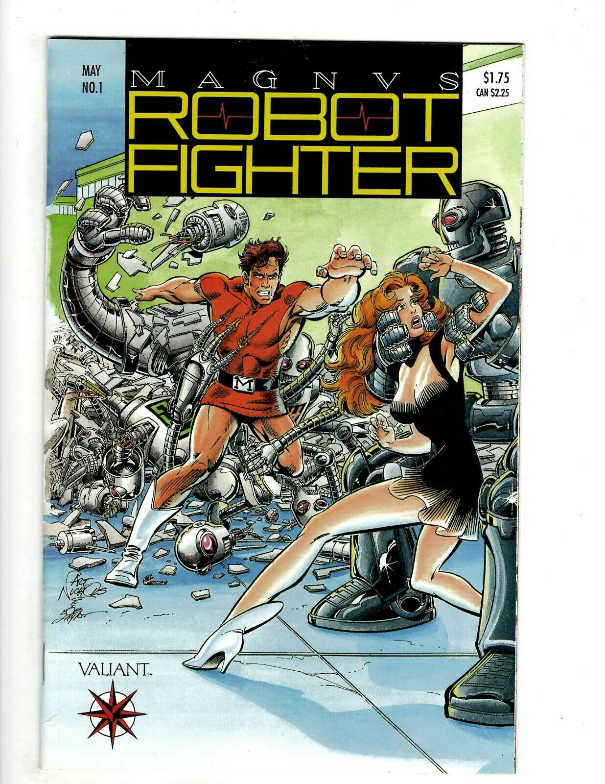 Magnus Robot Fighter # 1 NM Valiant Comic Book W/Cards Pre-Unity SR4 ...