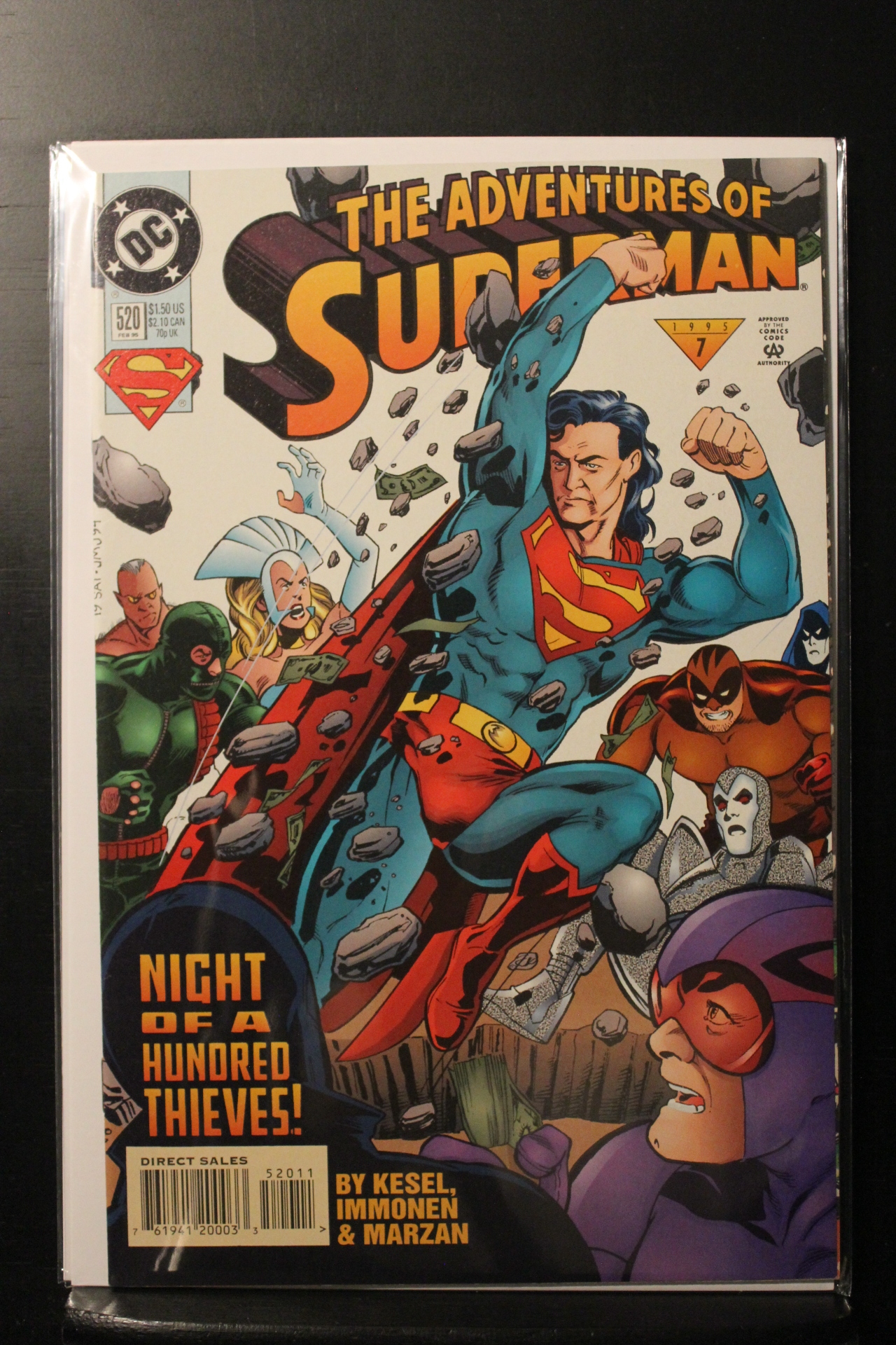 Adventures of Superman #520 DC Universe Corner Box Variant (1995 ...
