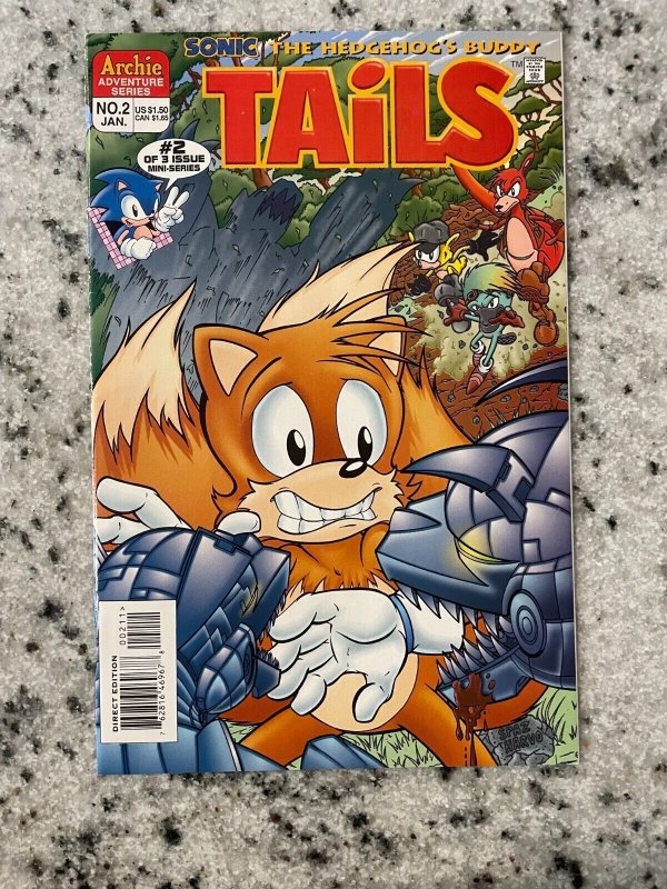 Tails # 2 NM Archie Comics Comic Book Sonic Knuckles Hedgehog 1st Print ...