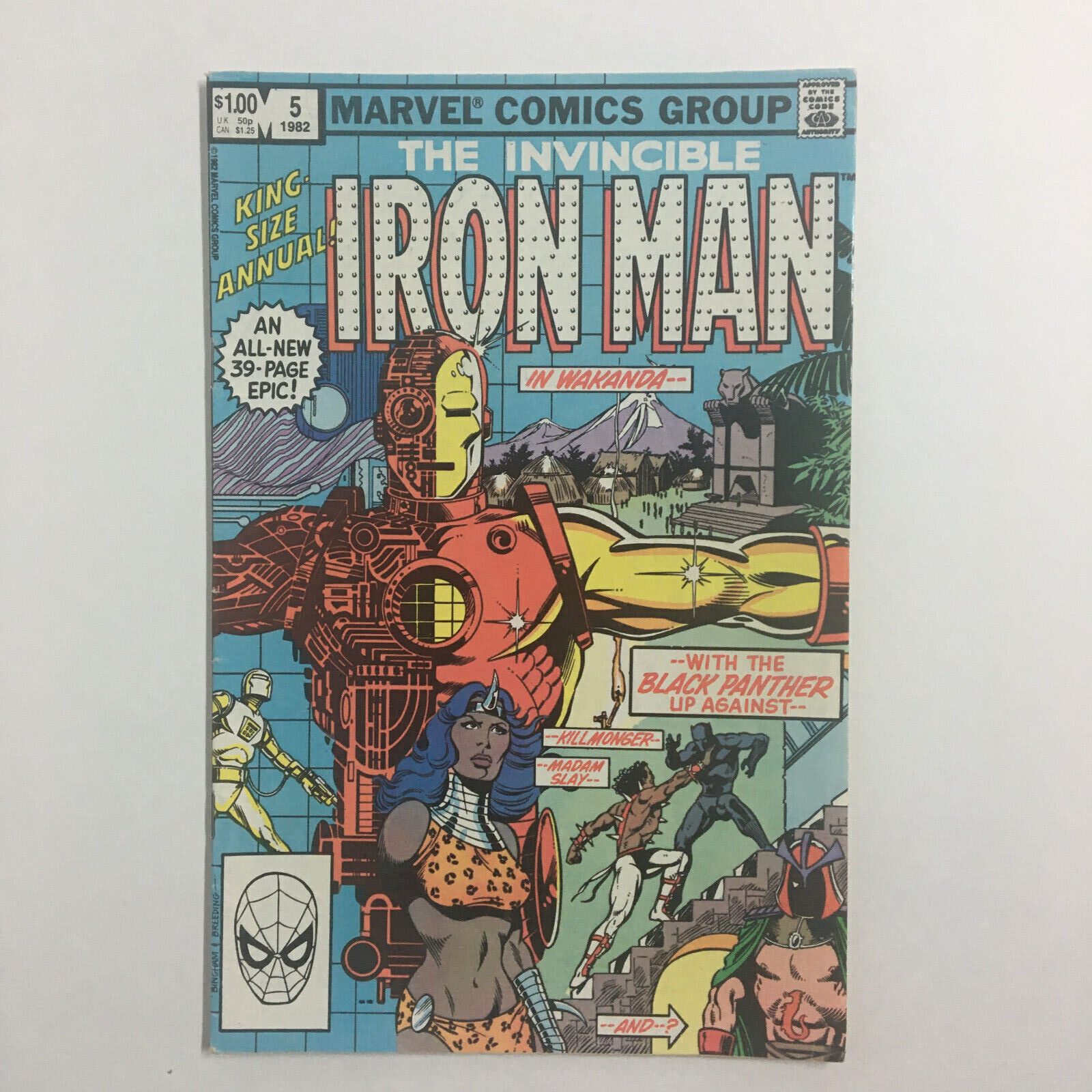 Iron Man Annual 5 - Black Panther - Wakanda - Killmonger - Madam Slay ...