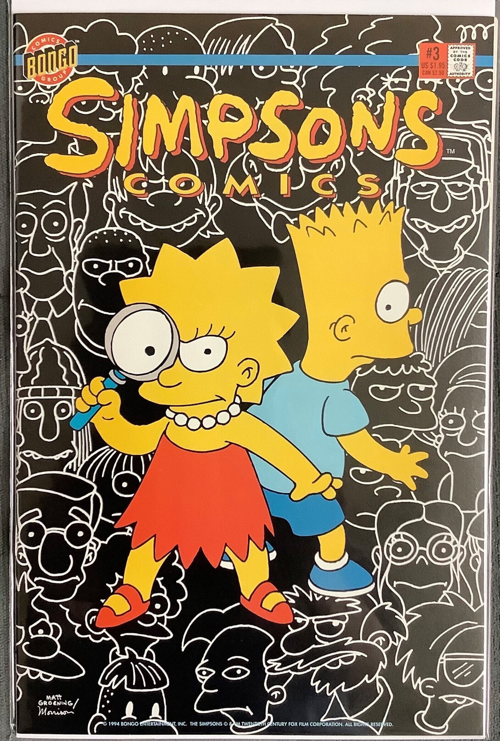 Simpsons Comics #3 (1994, Bongo) NM+ | Comic Books - Modern Age, Bongo ...