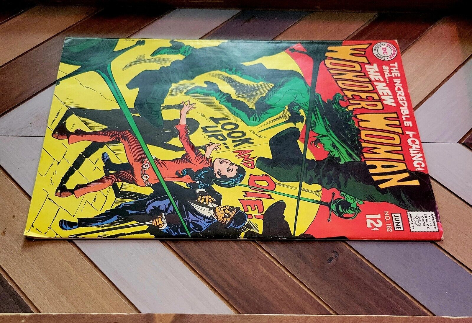 WONDER WOMAN #182 VG/FN (DC 1969) DR CYBER & I-CHING, Mike Sekowsky ...