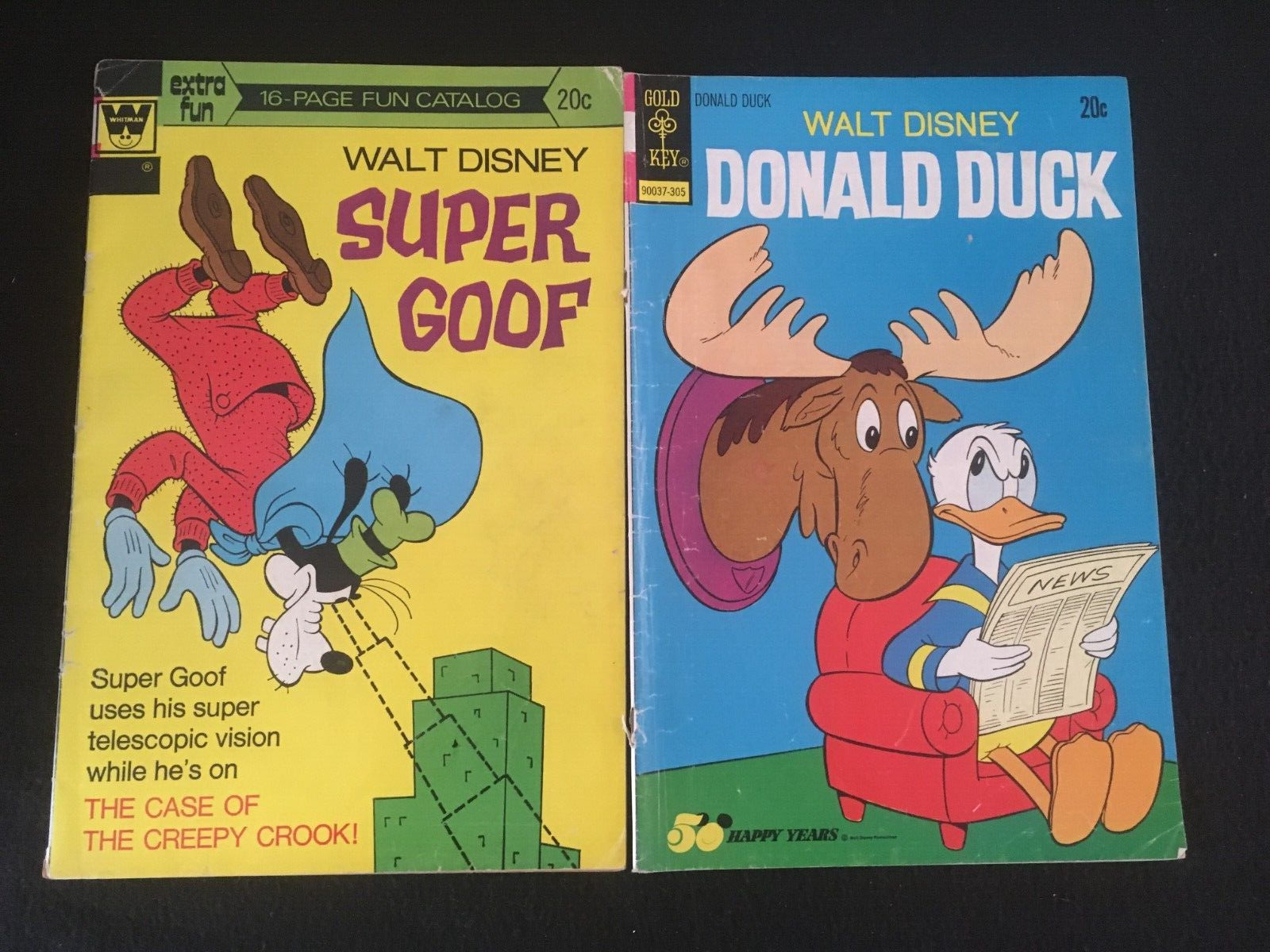 Walt Disney's Comics and Stories #477, 478, Super Goof #28, Donald Duck ...