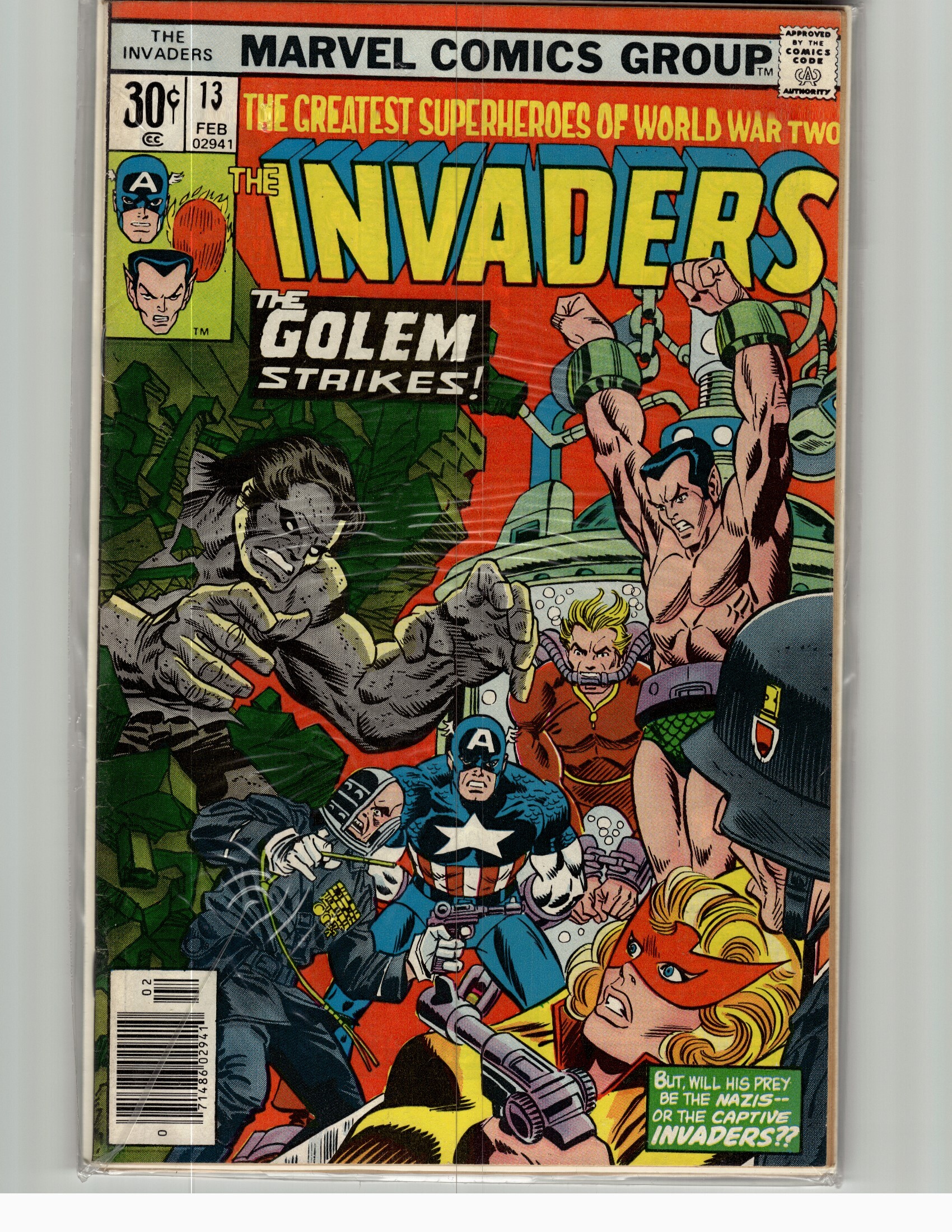 The Invaders #13 (1977) The Invaders | Comic Books - Bronze Age, Marvel ...