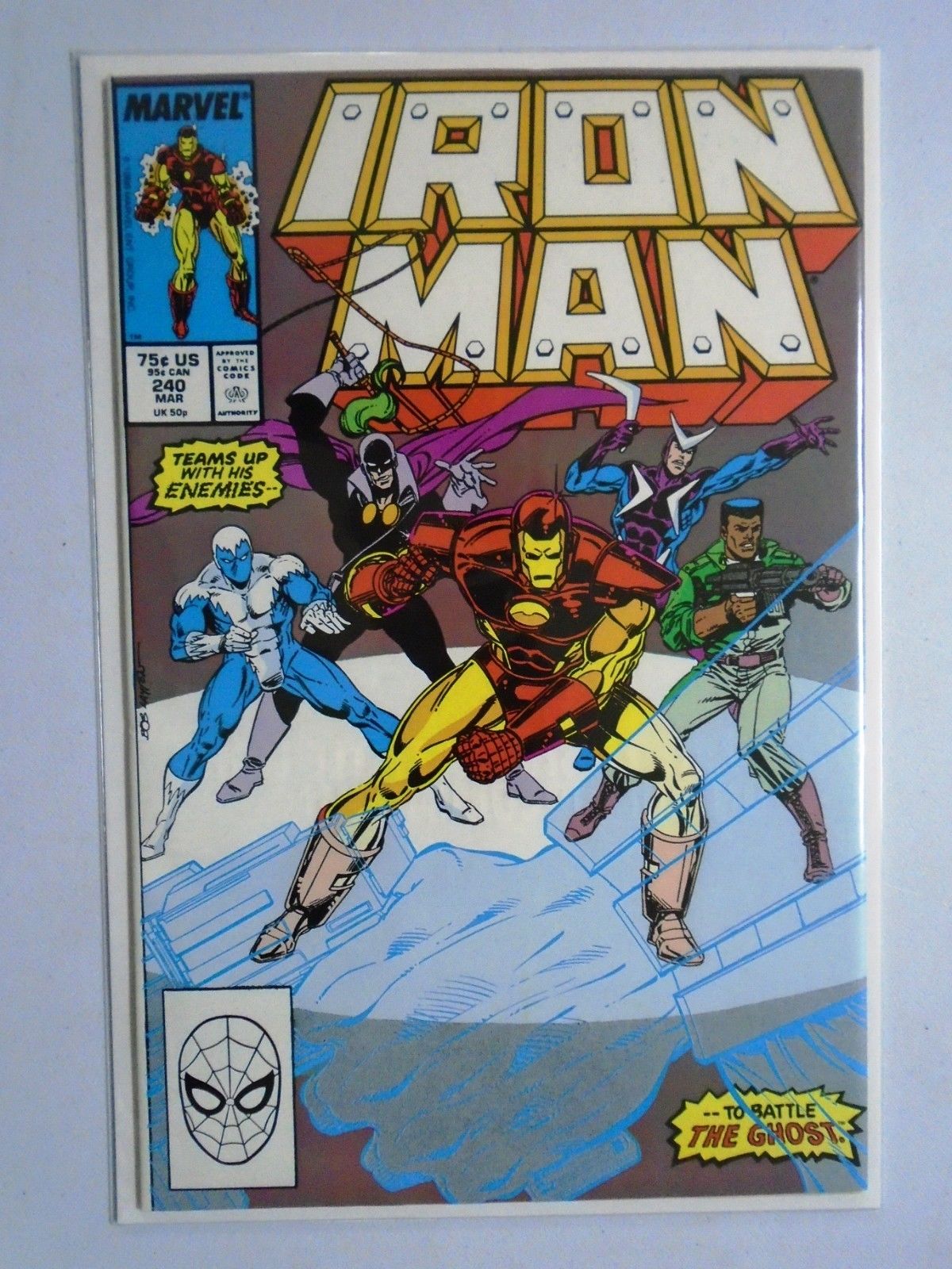 Iron Man (1st series) #240 DIR 8.5 VF+ (1989) | Comic Books - Copper ...