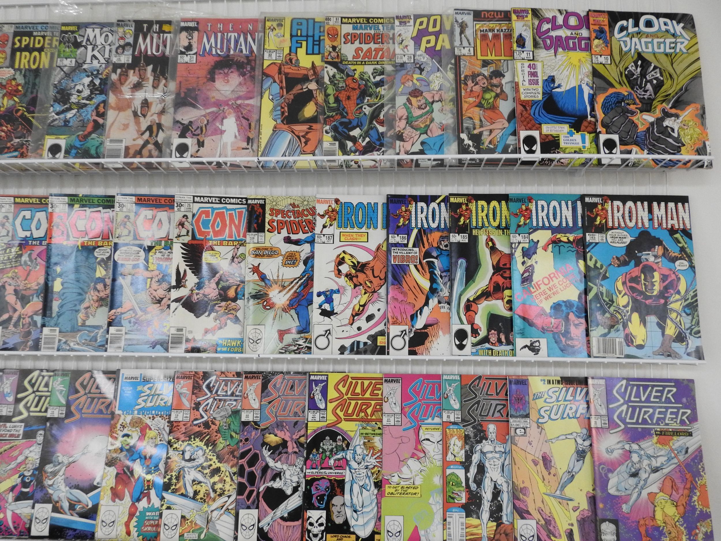 Huge Lot of 190+ Low Grade Comics W/ Thor, Silver Surfer, Iron Man, X ...