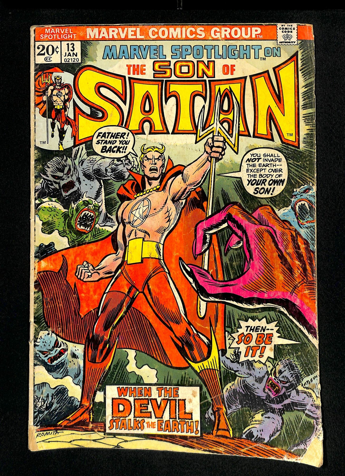 Marvel Spotlight #13 Origin Son of Satan! | Full Runs & Sets, Marvel ...