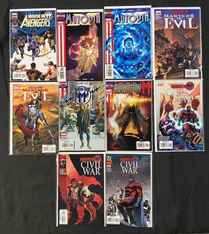 House of M Miniseries and Specials 34 Comics LOT Most Vf-Nm | Comic ...