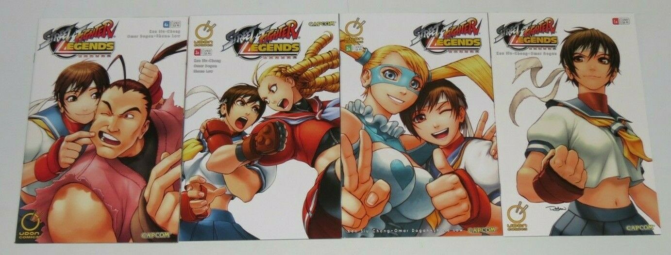 Street Fighter Legends: Sakura #1-4 VF/NM complete seres - udon comics ...
