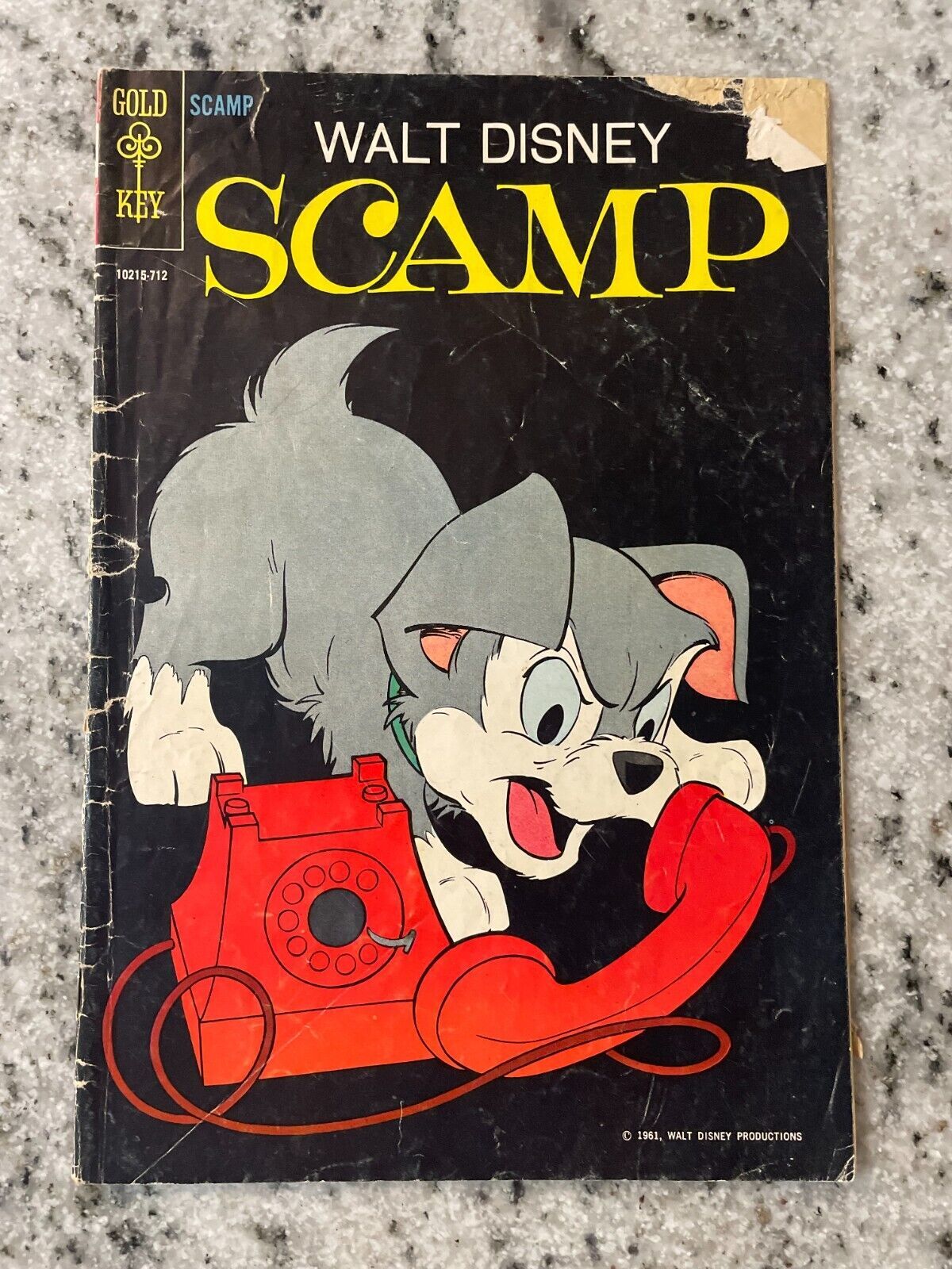 Walt Disney Scamp # 1 VG- Gold Key Comic Book 10215-712 10 J824 | Comic ...