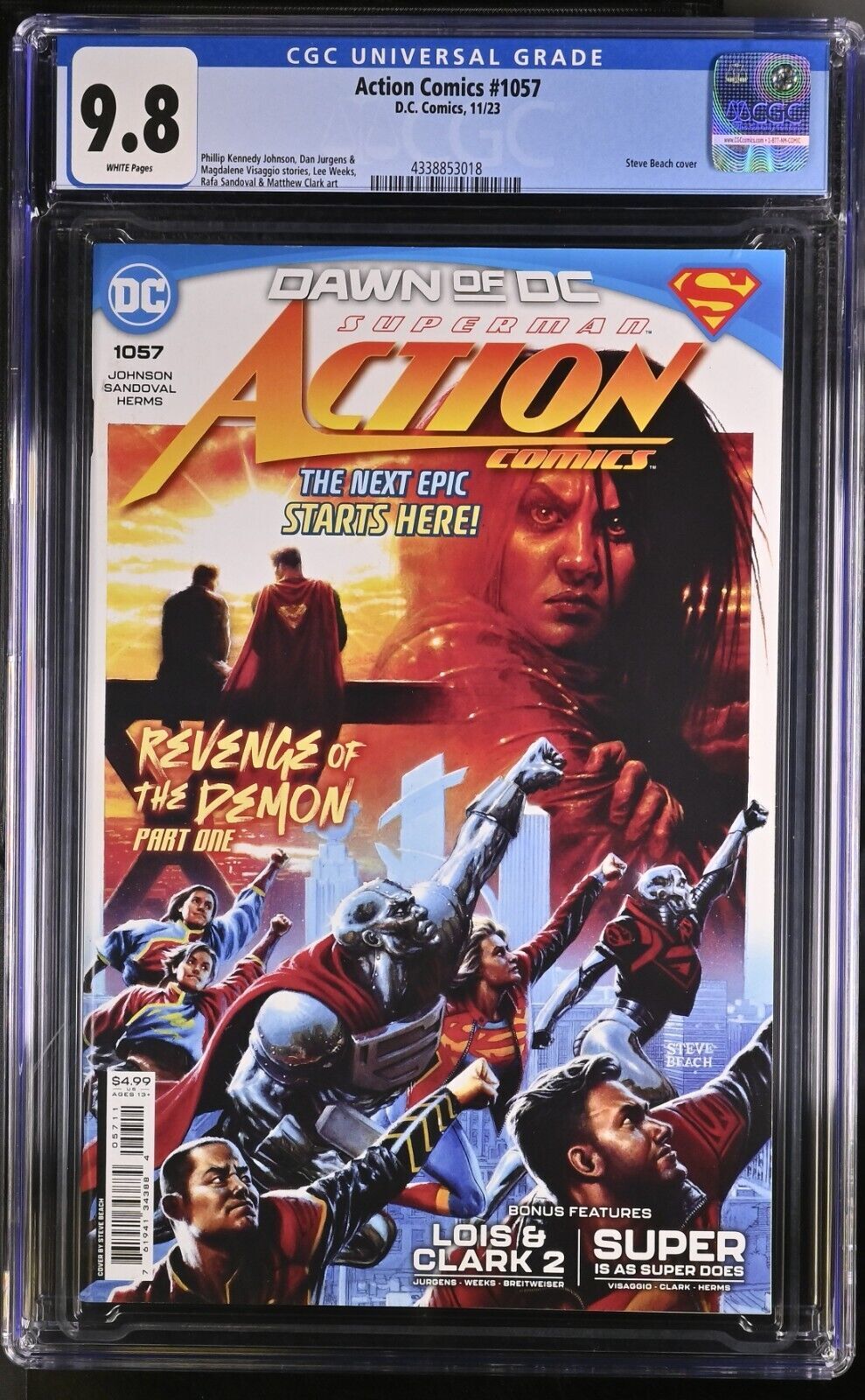 Action Comics #1057 CGC 9.8 Revenge of The Demon Part 1 Cover A DC 2023 ...