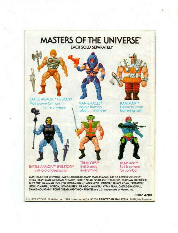 Masters Of The Universe Mini Comic - He-Man - The Obelisk - FN | Comic ...