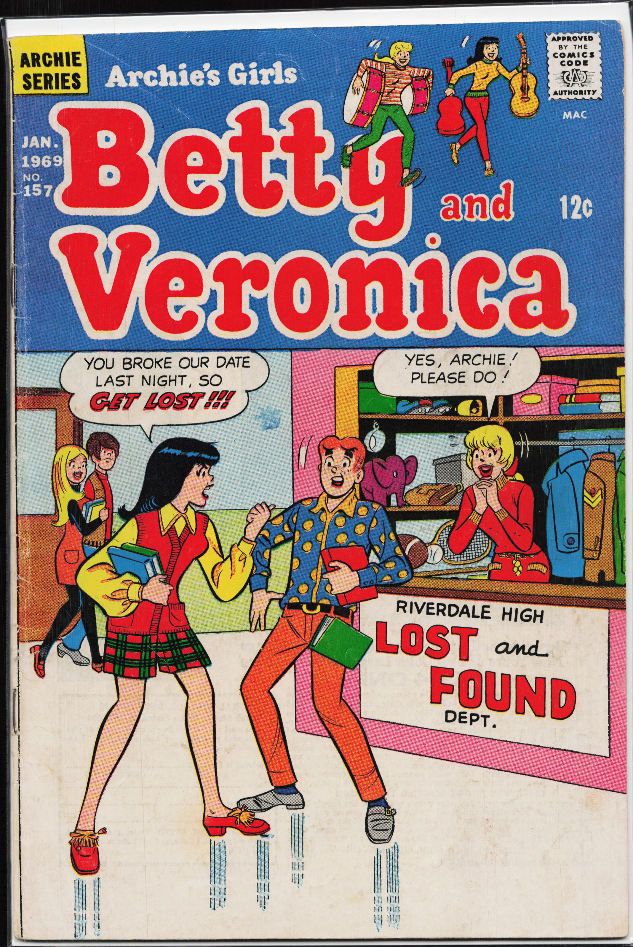 Archie's Girls Betty and Veronica #157 (1969) Betty and Veronica ...
