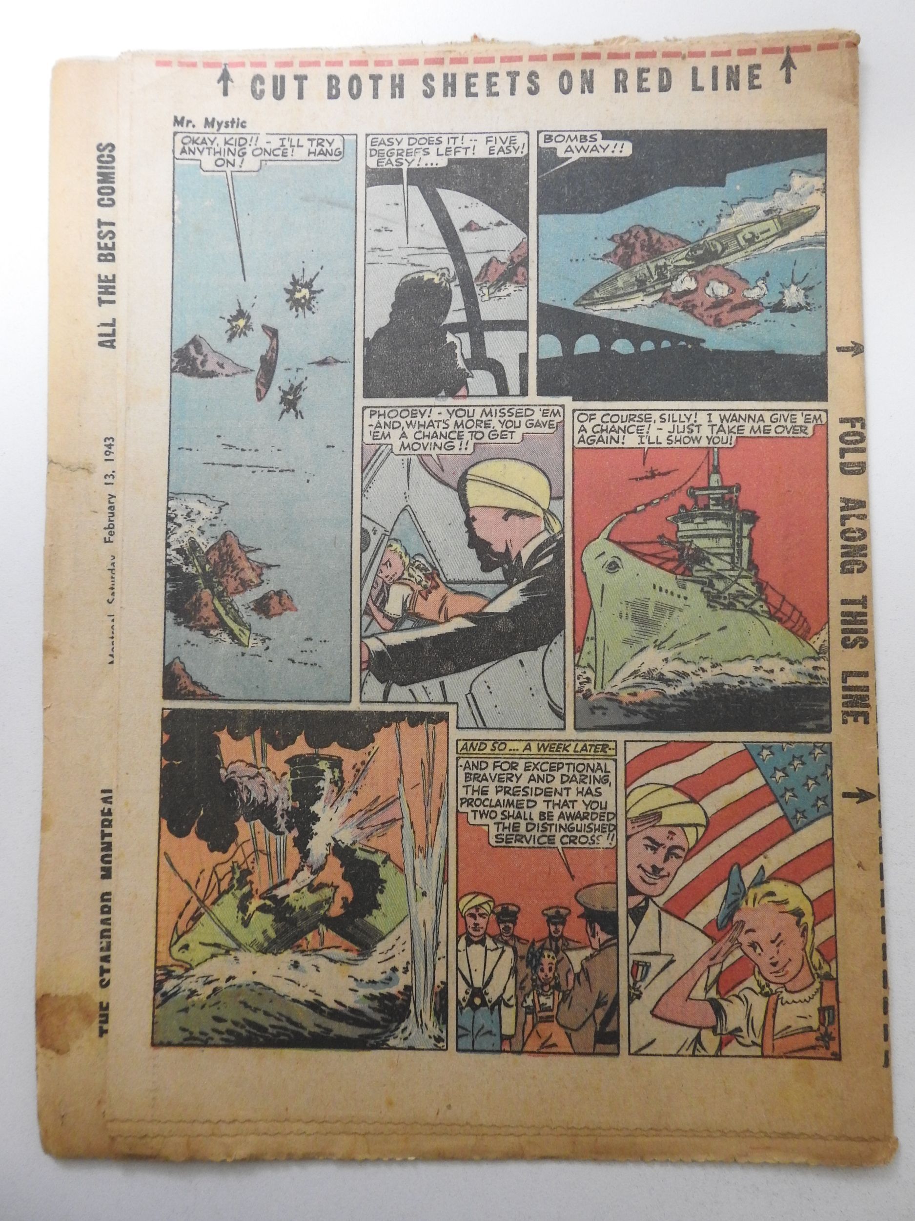 The Spirit #131 (1942) Vintage Newspaper Insert Rare! | Comic Books ...