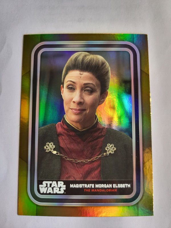 2023 Topps Star Wars Flagship #2 Magistrate Morgan Elsbeth Gold ...