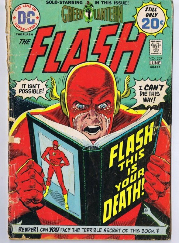 Flash #227 ORIGINAL Vintage 1974 DC Comics Green Lantern | Comic Books ...