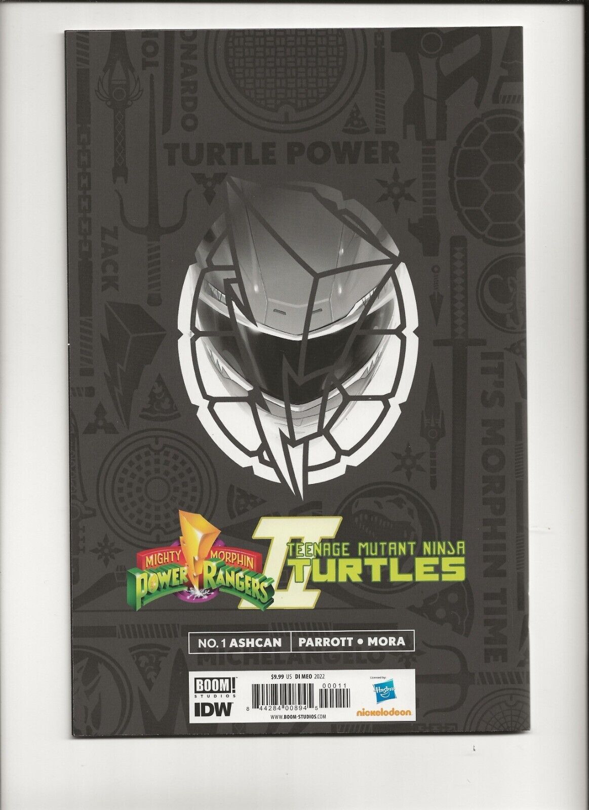 Mmpr Tmnt II #1 Ashcan Lcsd Local Comic Shop DAY Teenage Mutant Ninja ...