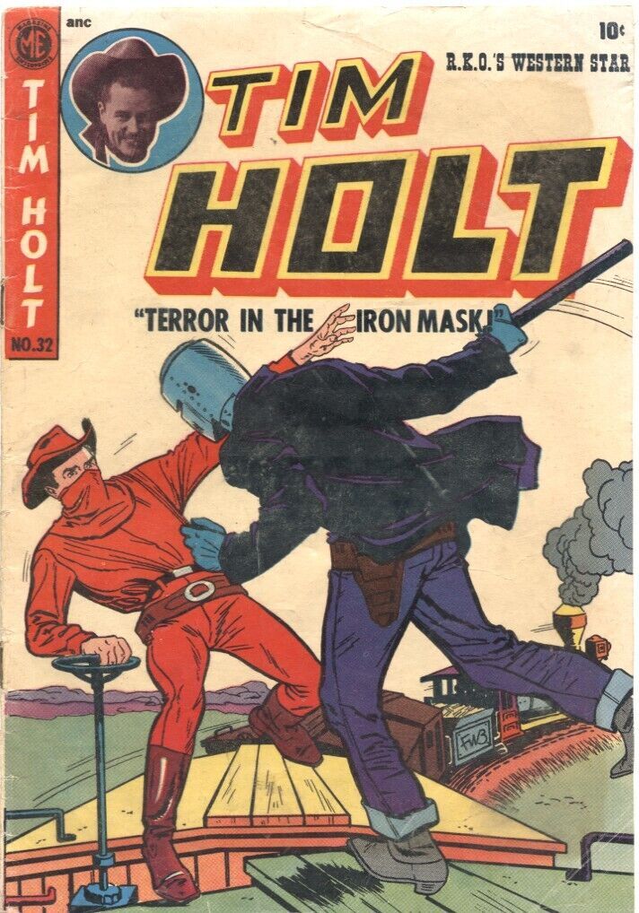 TIM Holt #32-1952-Ghost Rider-Iron Mask-Redmask-Bondage-Hanging | Comic ...