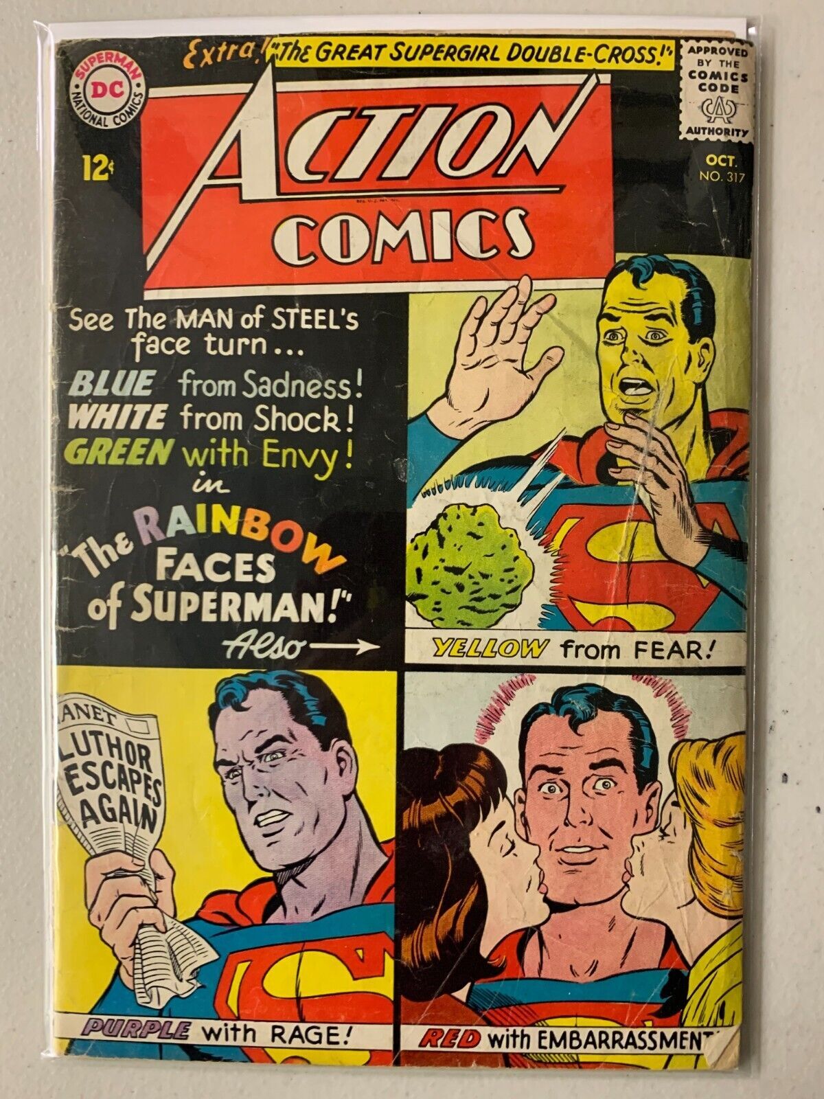 Action Comics #317 Supergirl 2nd feature 3.0 (1964) | Comic Books ...