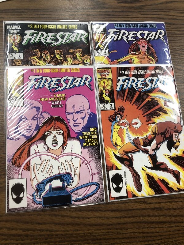 Firestar #1-4 Marvel 1986 Emma Frost Appearance Primo!! | Comic Books ...