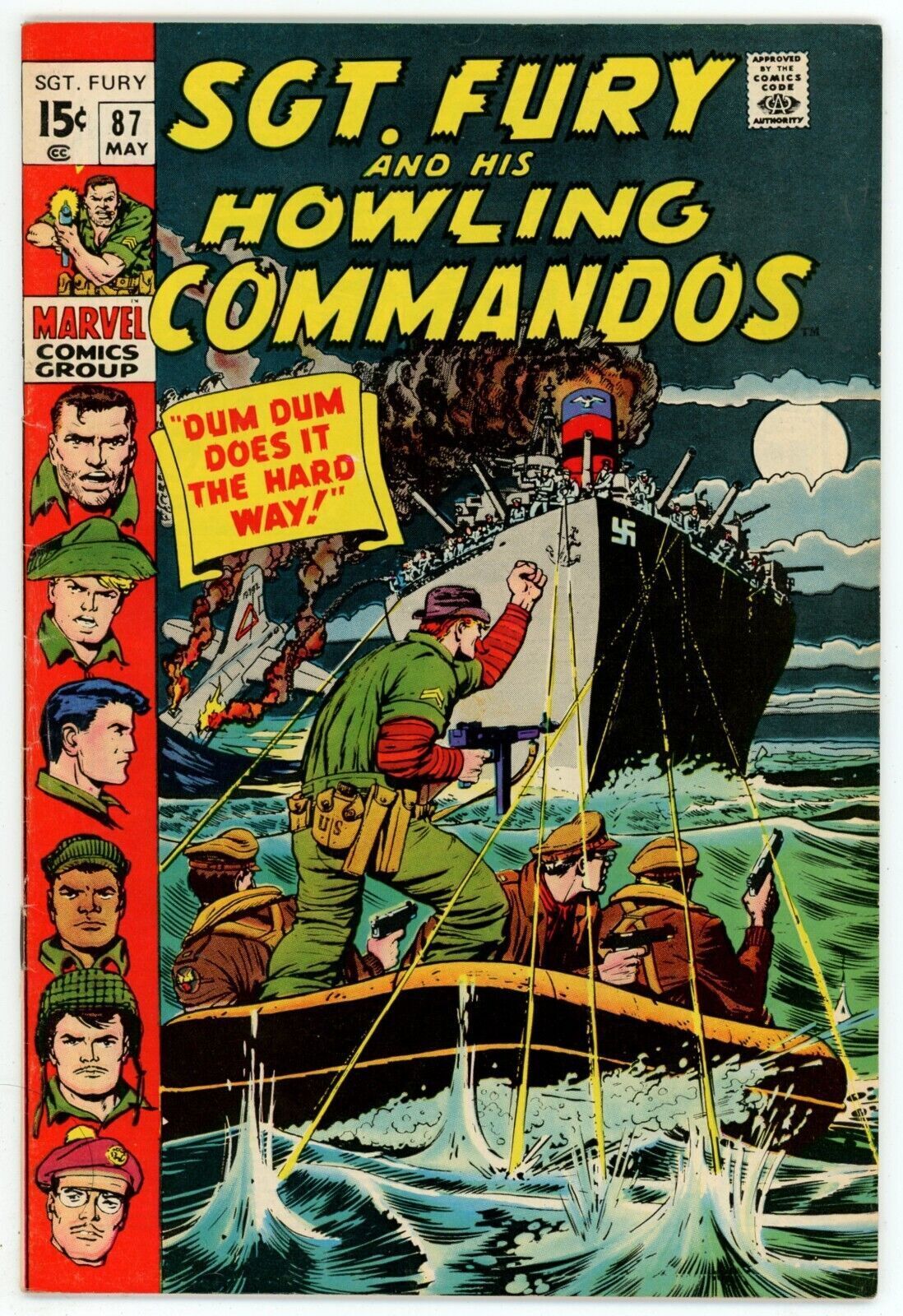 Sgt Fury and His Howling Commands #87 FN 6.0 Bronze Age Marvel 1971 ...