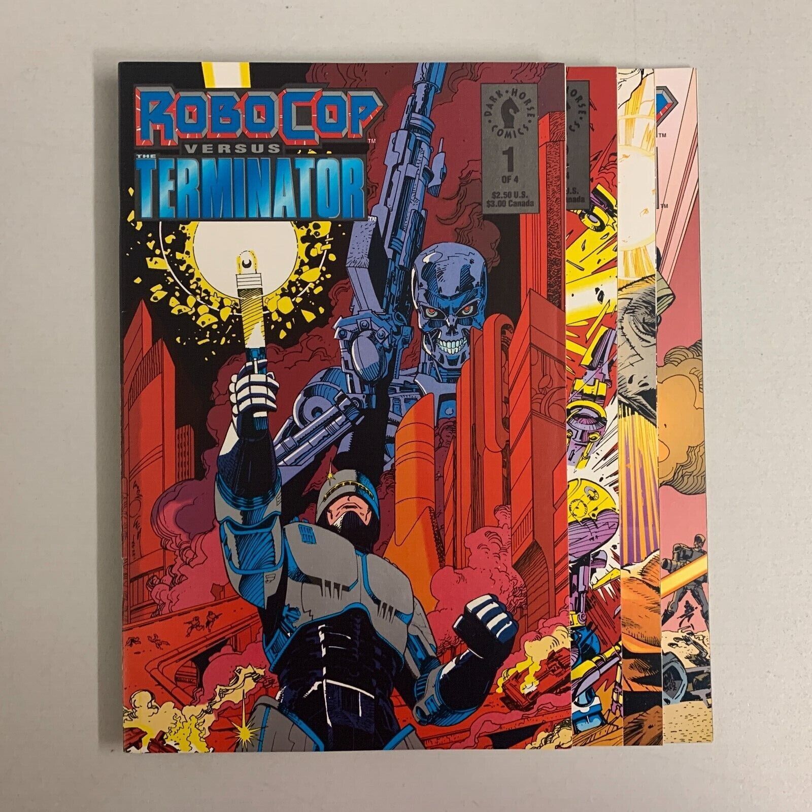 RoboCop Versus Terminator #1-4 Set (Dark Horse 1992) 1 2 3 4 Frank ...