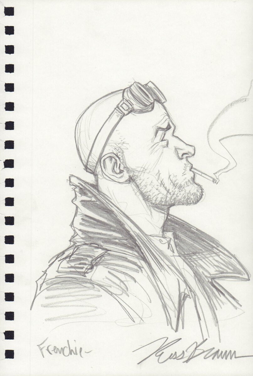 Frenchie from The Boys Comics Version Side Bust Pencil Art Signed by ...