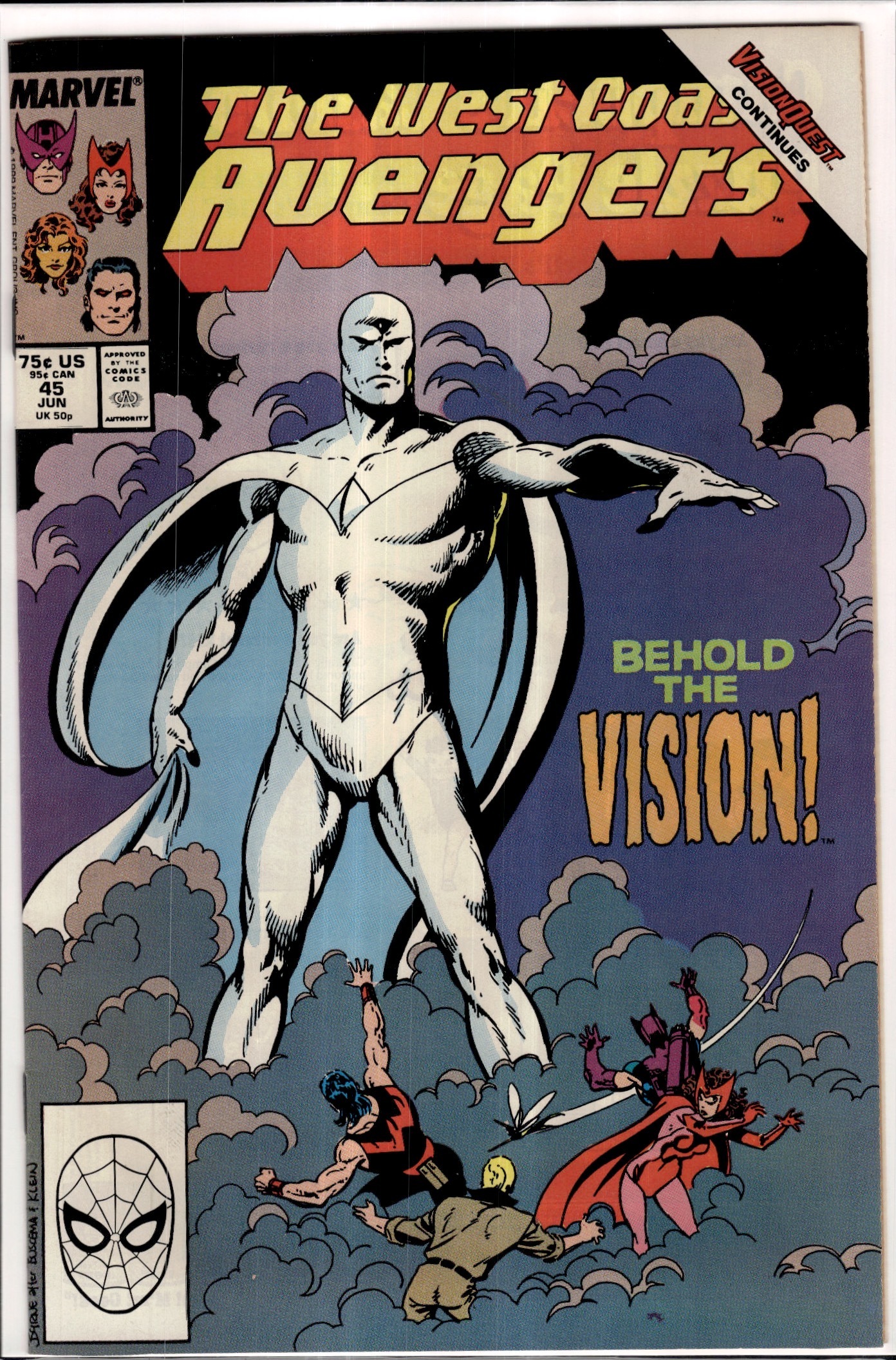 West Coast Avengers #45 (1989) West Coast Avengers / Avengers West ...