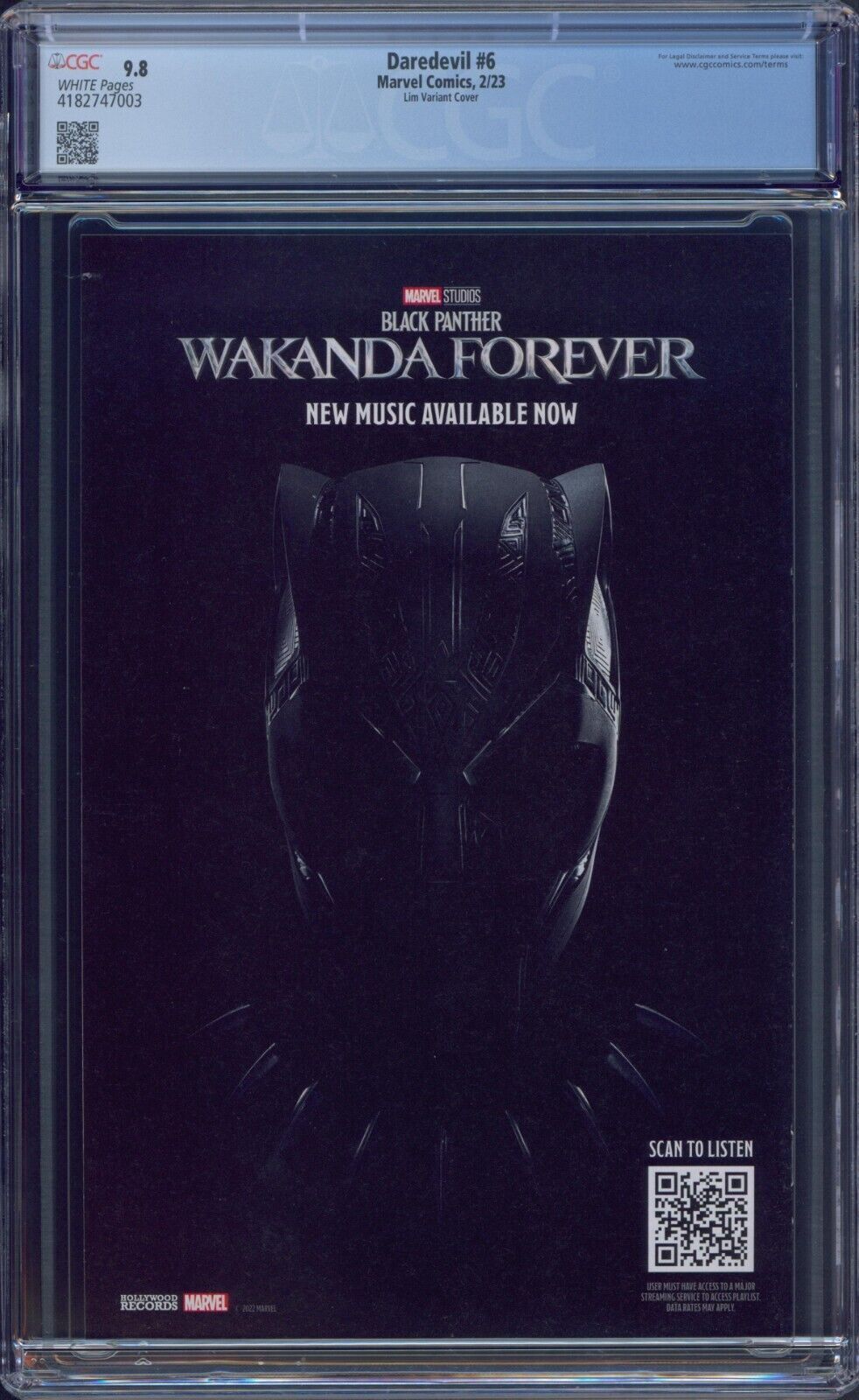 Daredevil #6 CGC 9.8 Kendrick Lim Demonized Elektra Variant Marvel 2022 ...