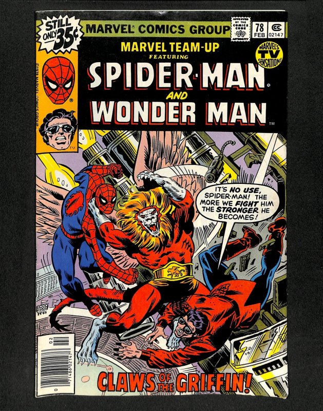 Marvel Team-up #78 Spider-Man Thor! | Comic Books - Bronze Age, Marvel ...