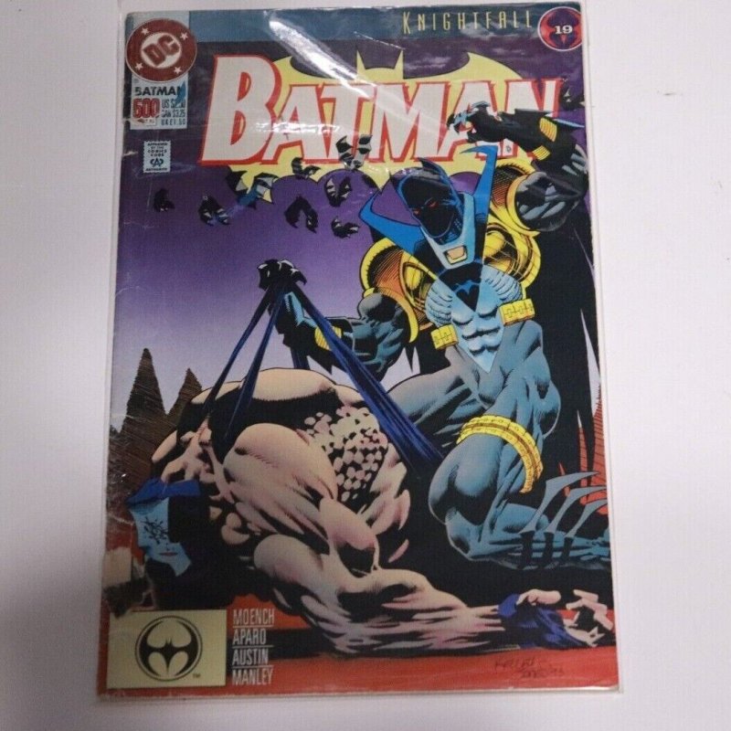 Batman #500 DC 1993 Bane cover by Kelly Jones Knightfall | Comic Books ...