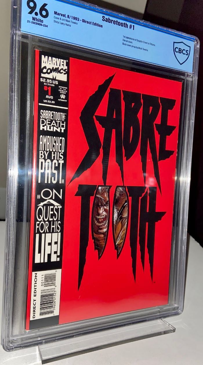 Sabretooth #1 - Key & 1st solo series of Sabretooth! CBCS 9.6 - Brand ...
