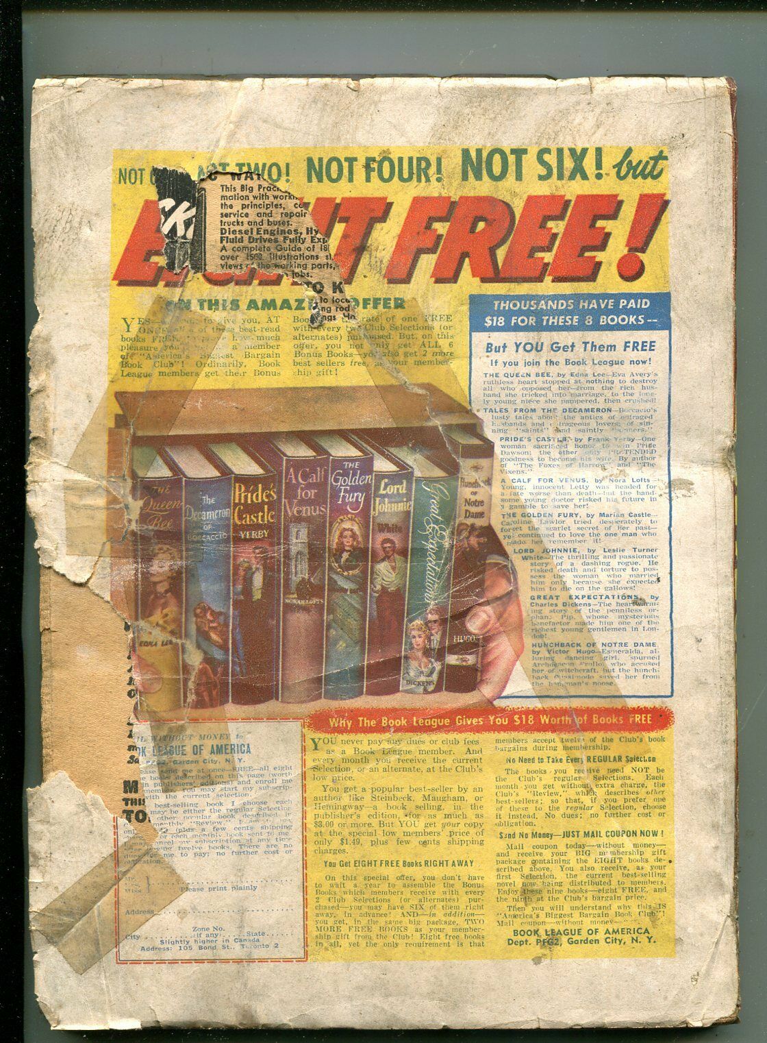 FBI Detective 2/1950-Popular-Pulp Noir Cover-Robert Turner-Good/Vg ...