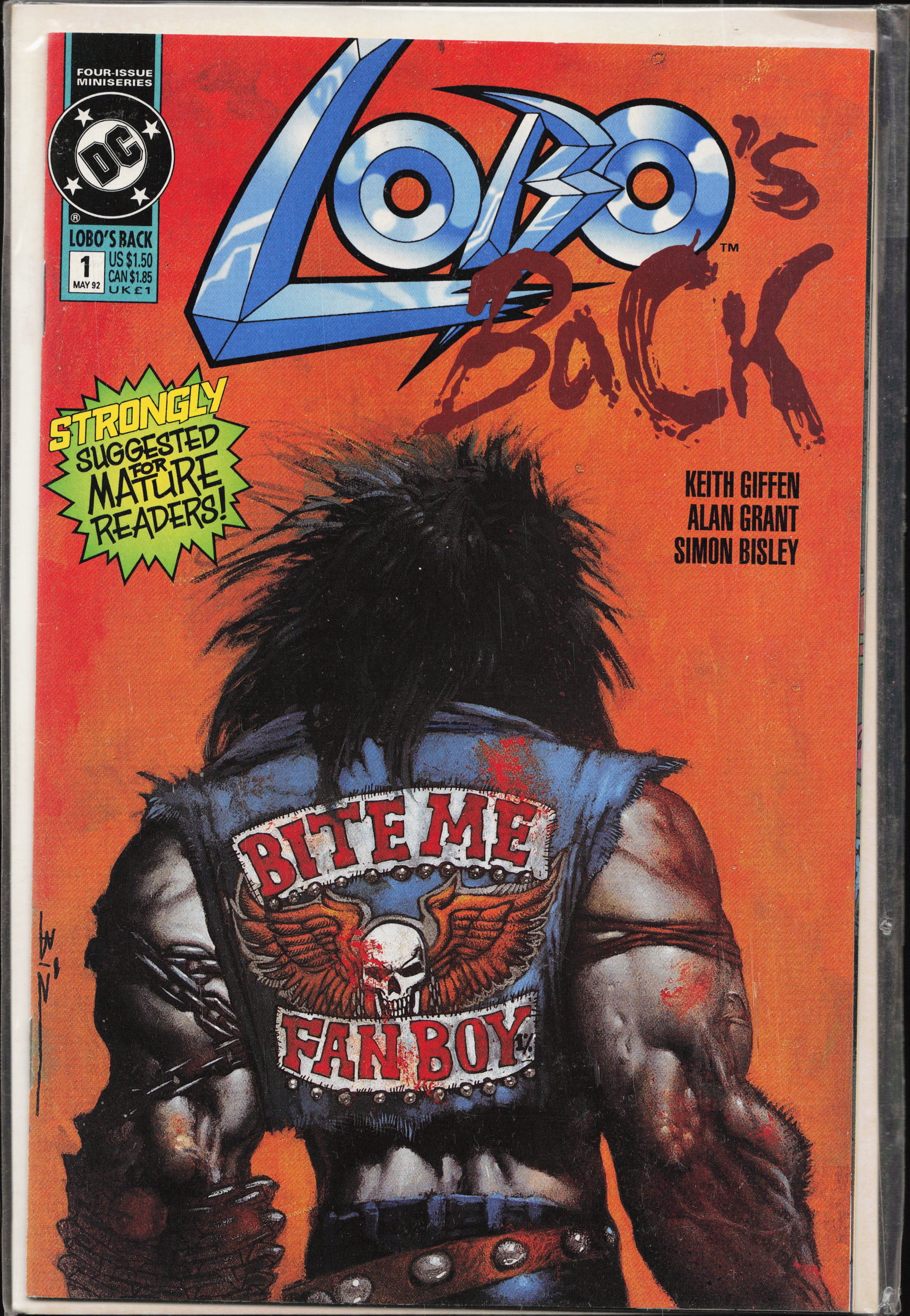 Lobo's Back #1 (1992) Lobo | Comic Books - Modern Age, DC Comics, Lobo ...