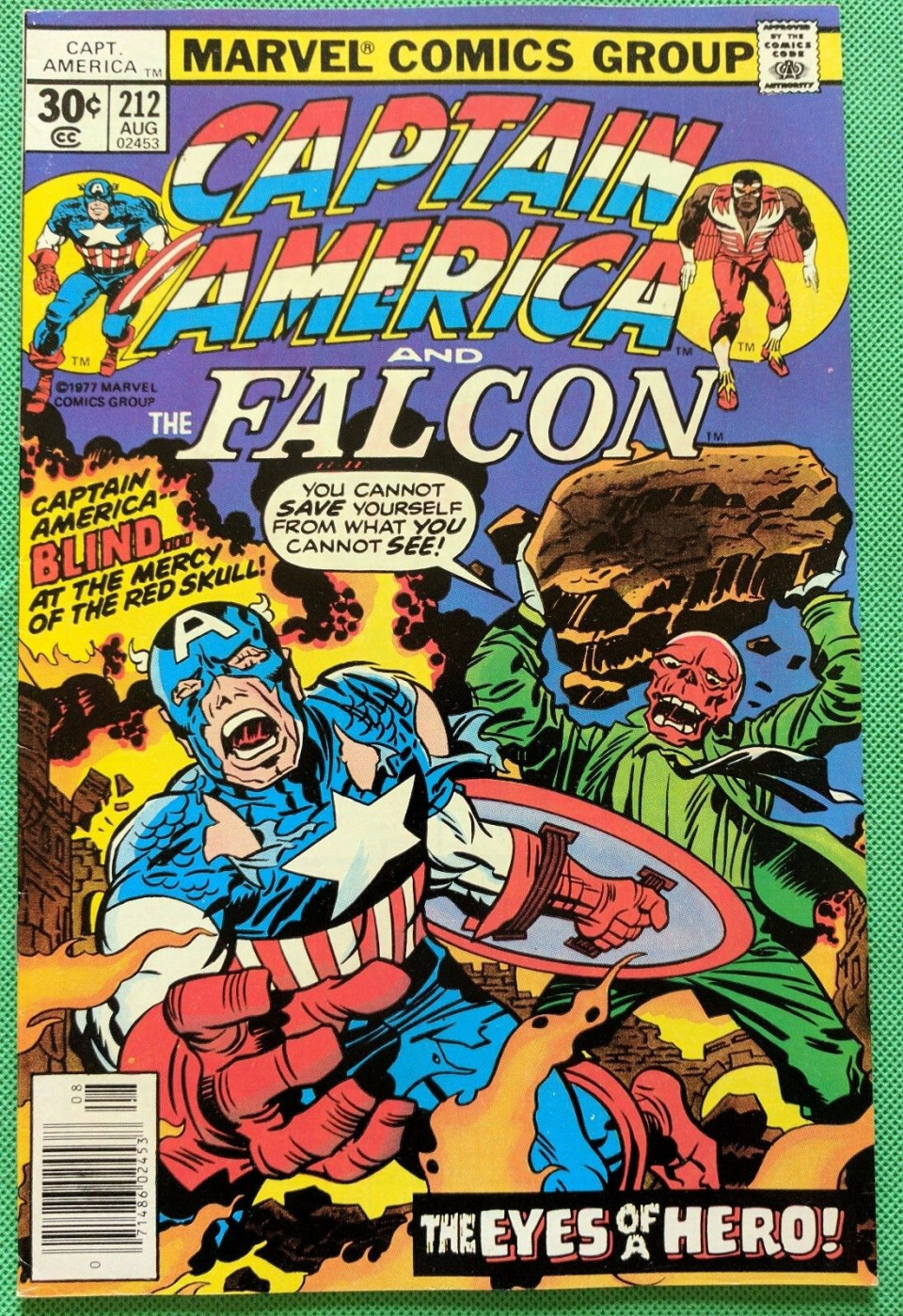 Captain America (1968) & Falcon #212 VF+ (8.5) Jack Kirby cover, art ...