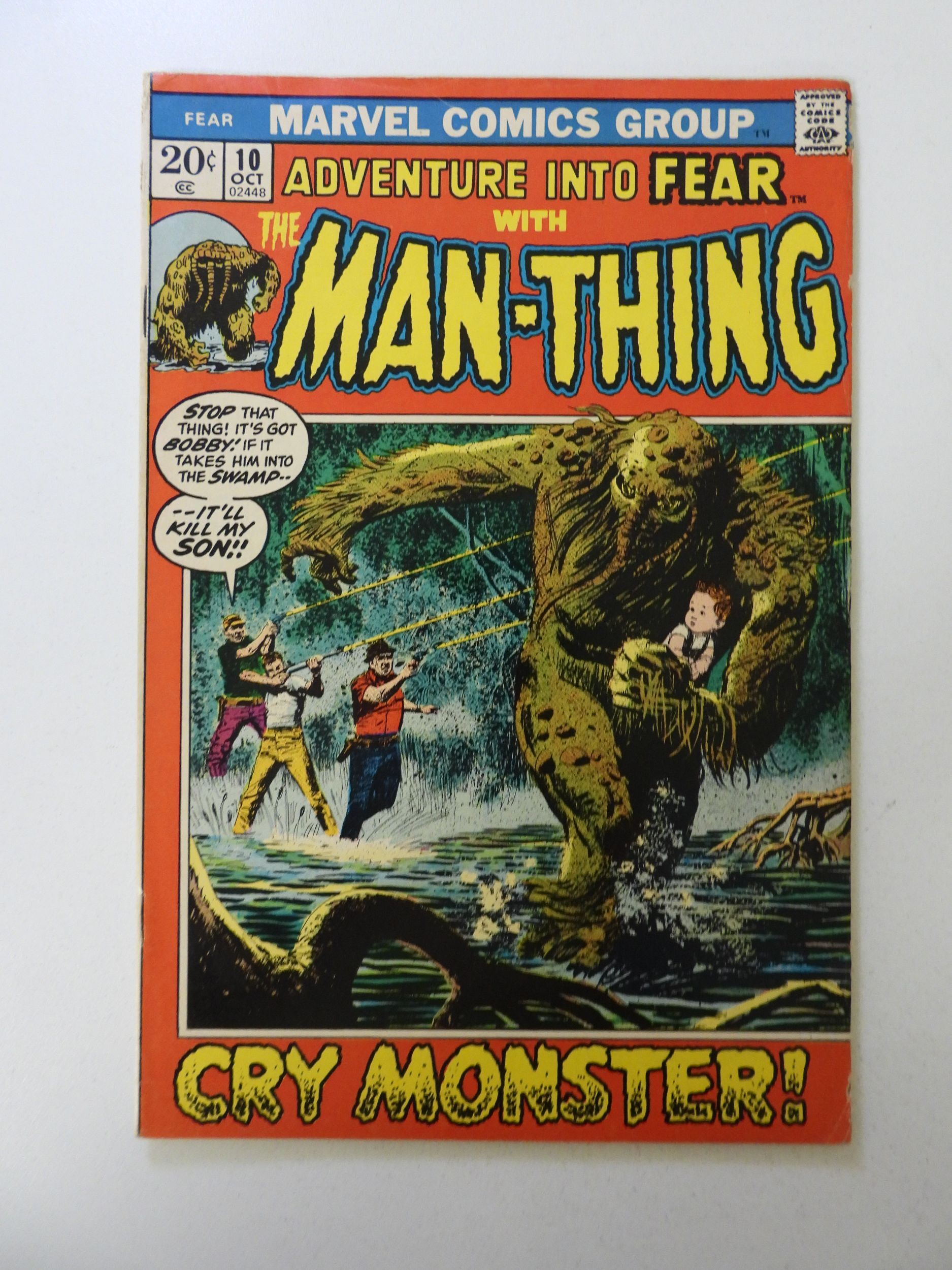 Adventure into Fear #10 (1972) FN- condition 1/2" spine split | Comic ...