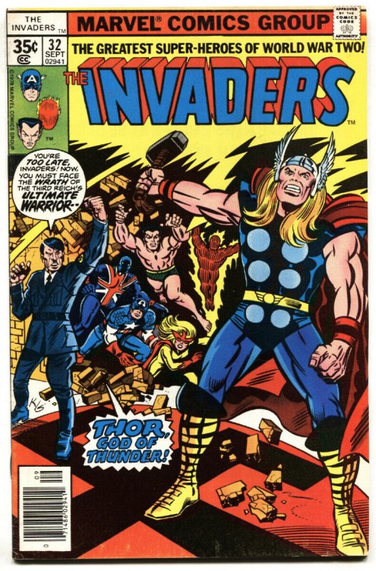The Invaders #32 1978- comic book-Hitler issue-Marvel | Comic Books ...