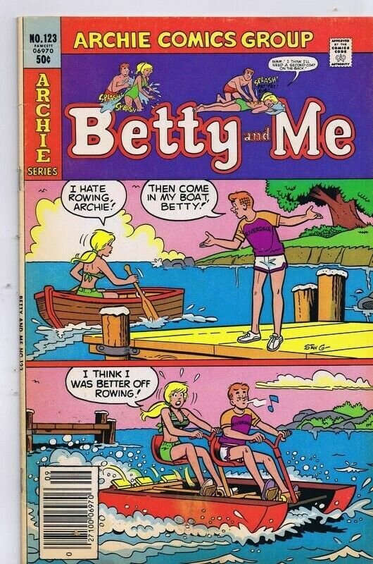 Betty and Me #123 ORIGINAL Vintage 1981 Archie Comics GGA | Comic Books ...