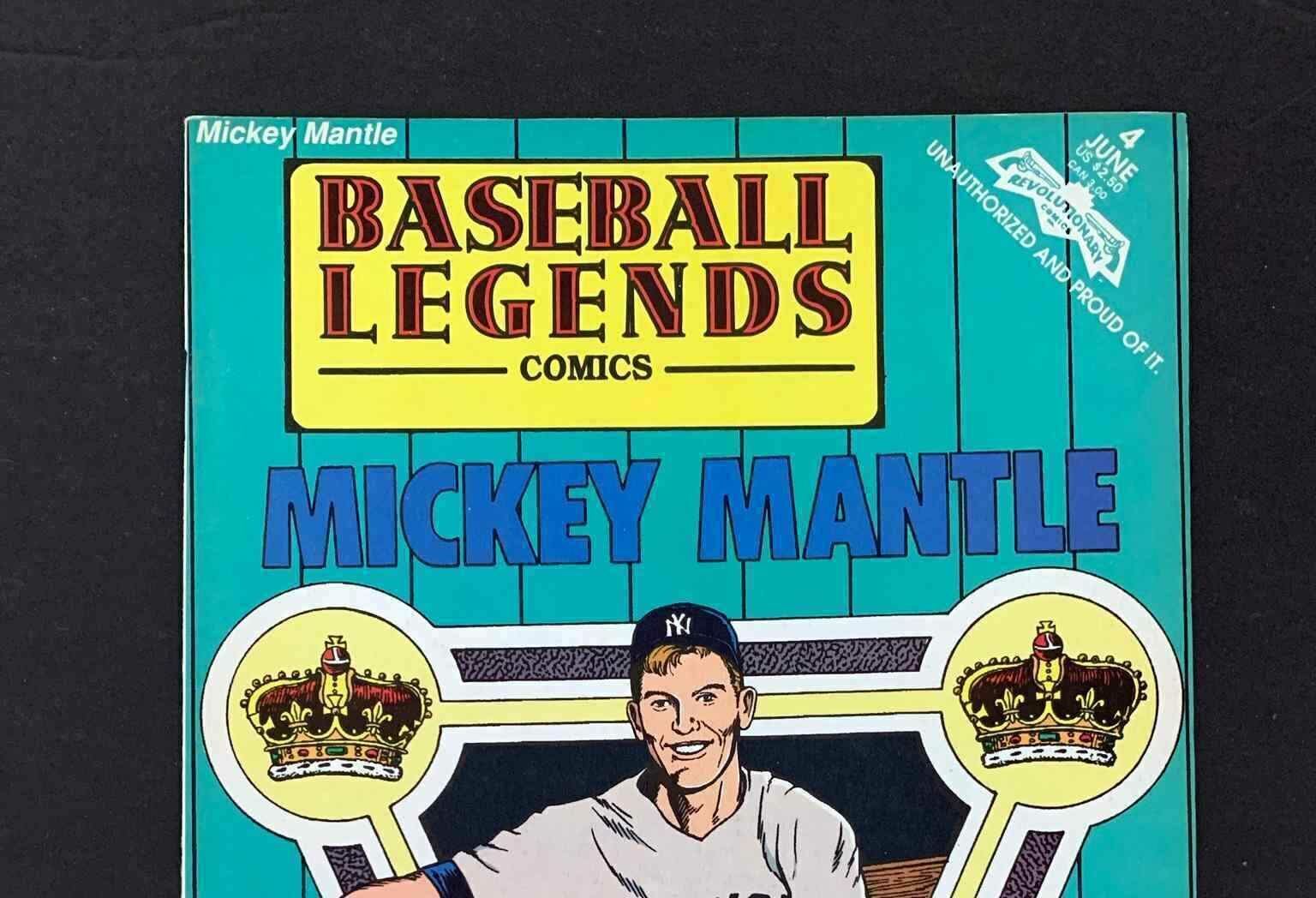 Basball Legends Comics #4 Revolutionary Comics 1992 Vf Newsstand ...