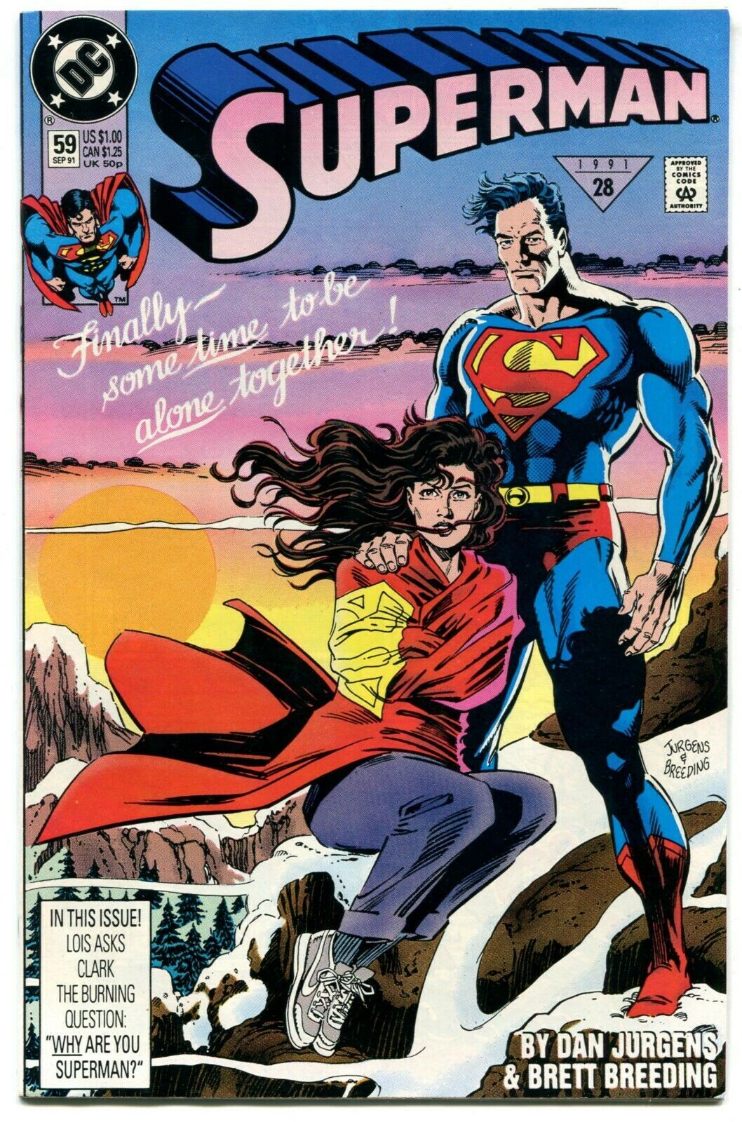Superman 56 57 58 59 60 61 62 NM 9.2 DC Vol 2 1991 Copper Age 7 Book ...