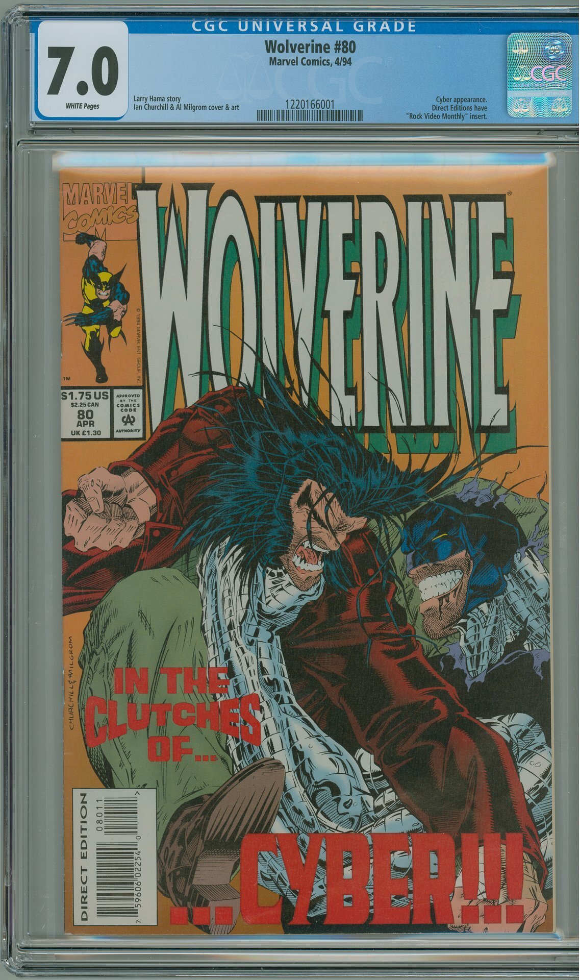 Wolverine #80 (1994) CGC 7.0! | Comic Books - Modern Age, Marvel ...