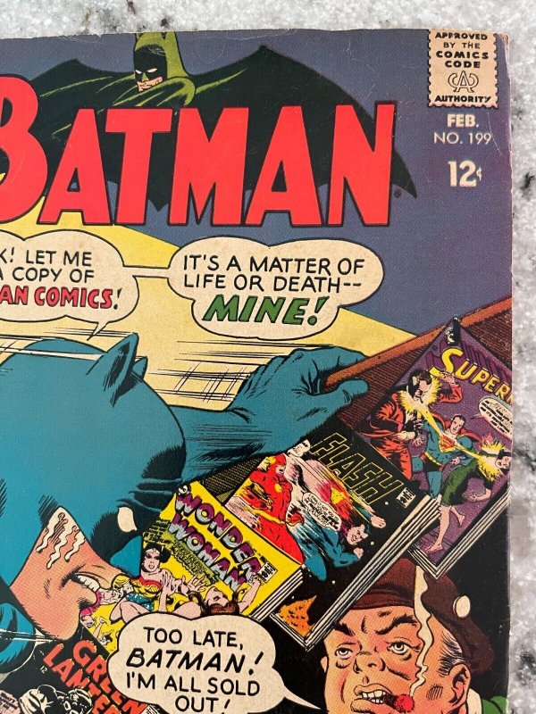 Batman # 199 FN DC Comic Book Robin Joker Catwoman Gotham Ivy Riddler 9 ...