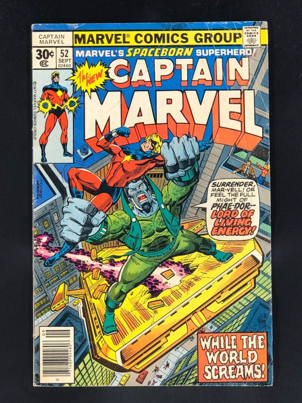 Captain Marvel #52 (1977) | Comic Books - Bronze Age, Marvel, Captain ...