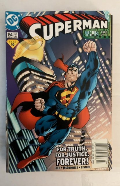 Superman #154 (2000) NEWSSTAND EDITION | Comic Books - Modern Age, DC ...