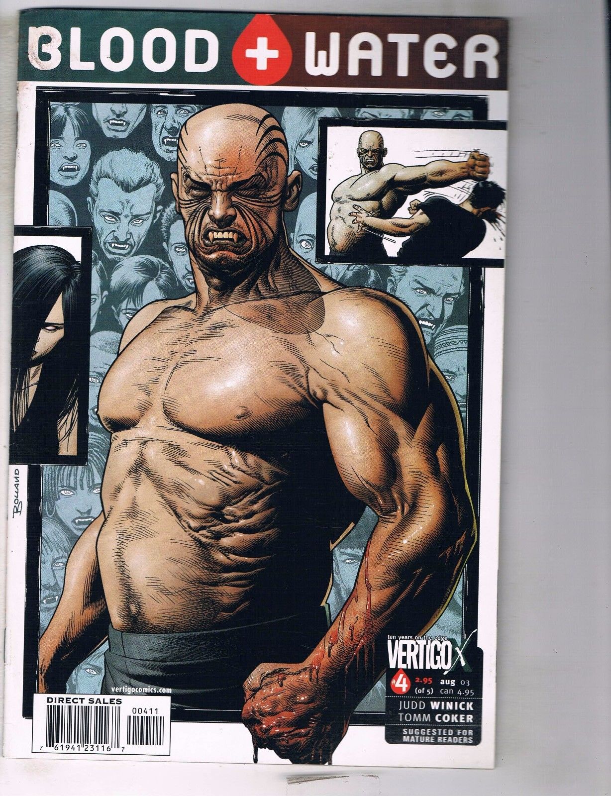 Lot Of 7 DC Vertigo Comic Books Bite Club # 1 2 4 & Blood + Water # 2 3 ...