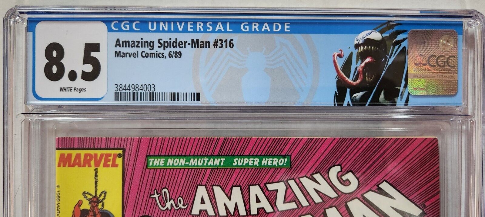 Amazing Spider-Man #316 CGC 8.5 Newsstand Edition Marvel Comics 1989 ...