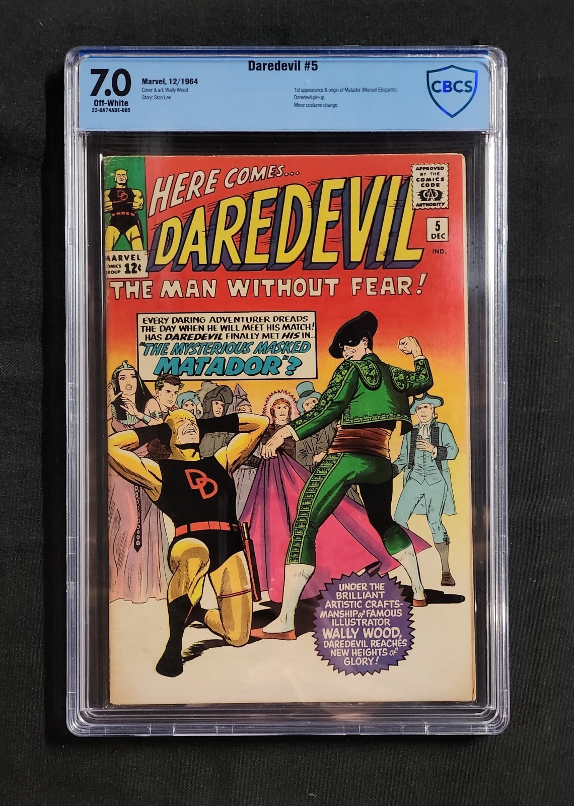 Daredevil #5 - 1st Appearance & Origin of Matador (CBCS 7.0) 1964 ...