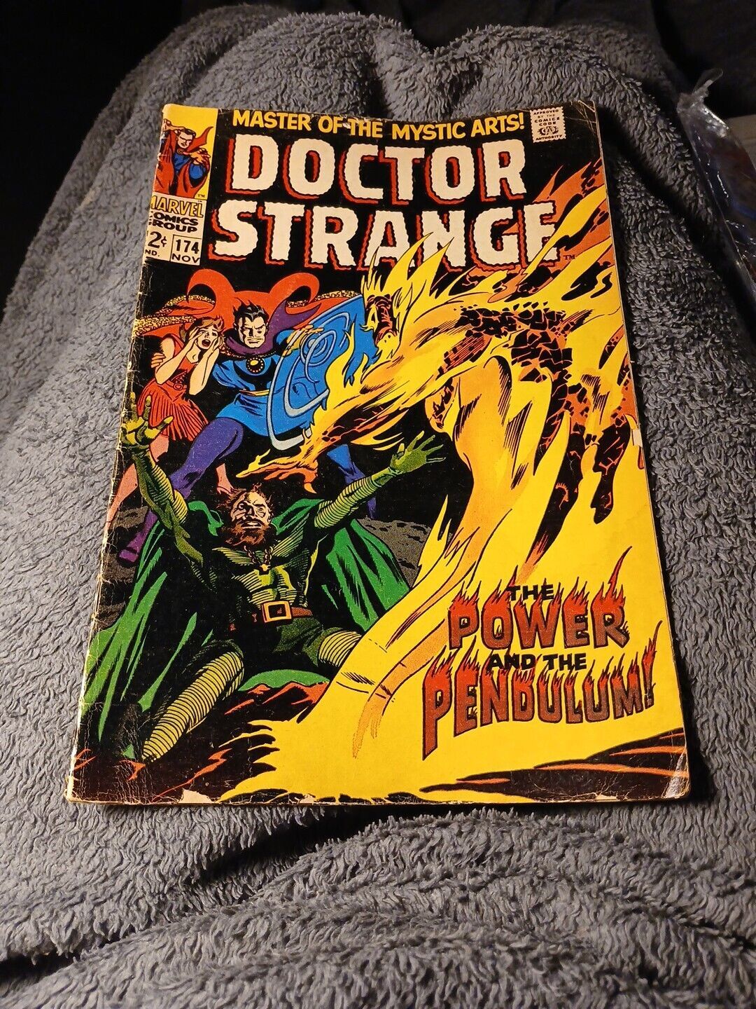 MARVEL SILVER AGE DR. STRANGE #174 1968 1st Dr Strange/Clea Kiss Gene ...
