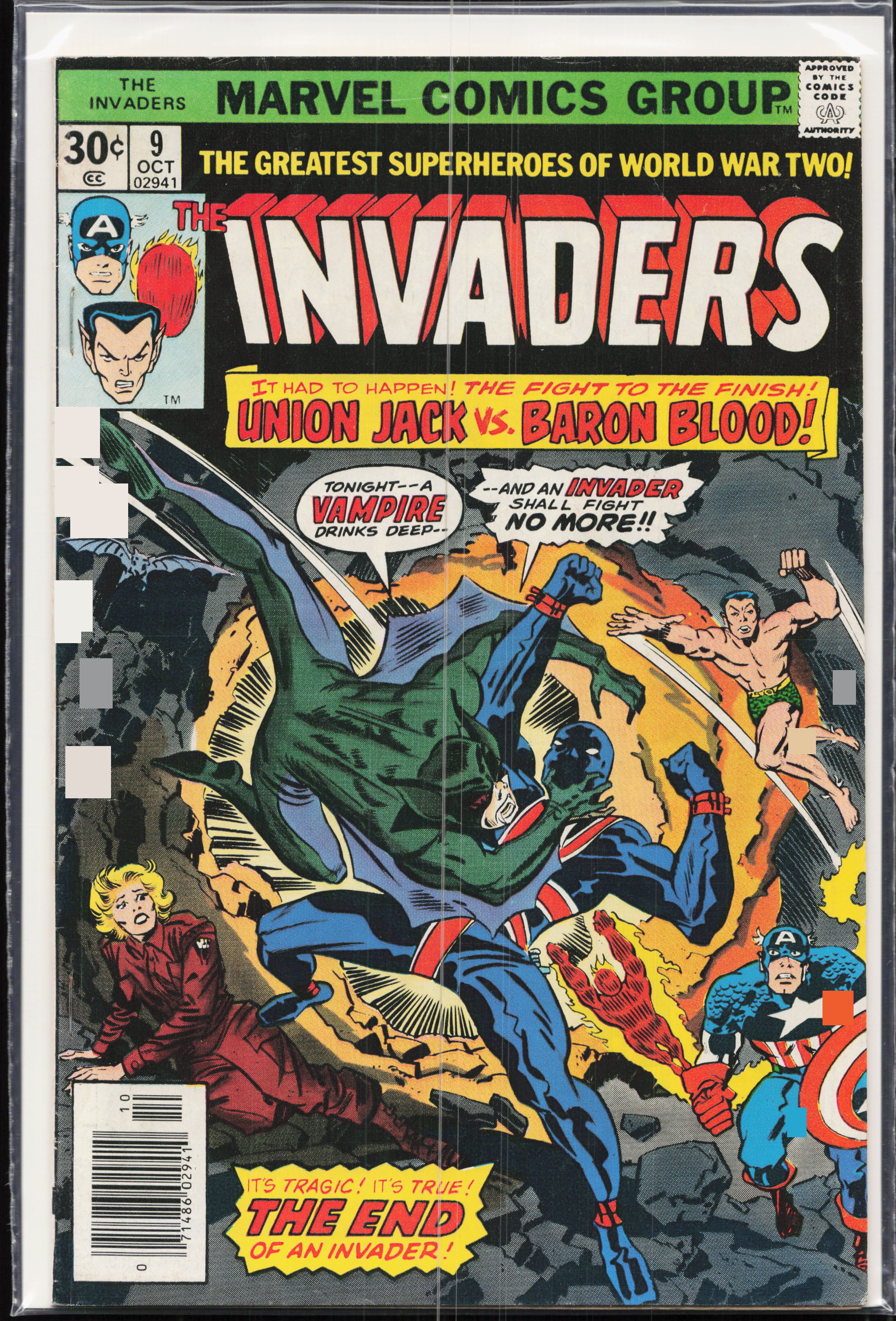 The Invaders #9 (1976) The Invaders | Comic Books - Bronze Age, Marvel ...