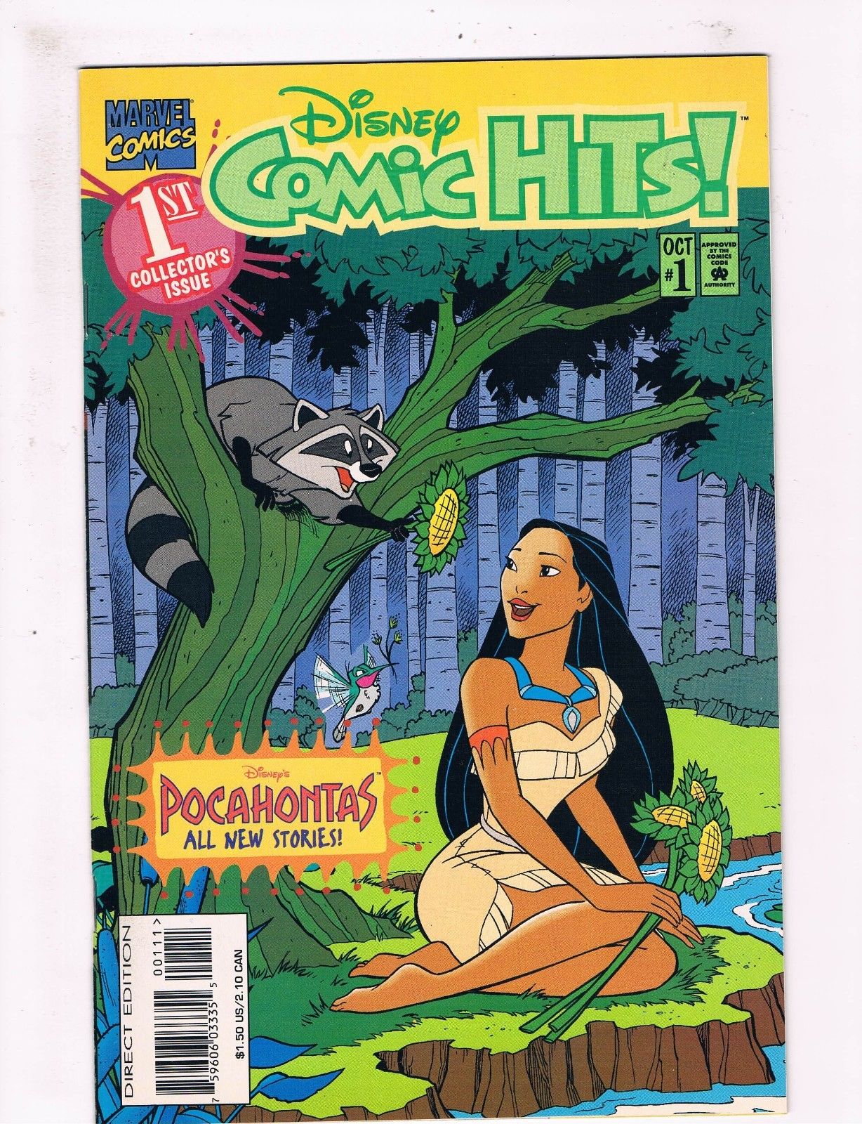 Disney Comic Hits # 1 VF Marvel Comic Books Pocahontas The Lion King ...